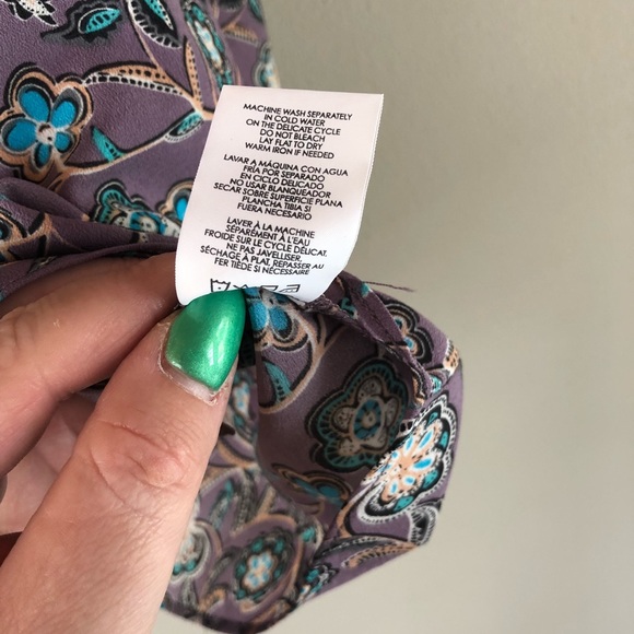 CAbi | Tops | Cabi Crochet Floral Scrollwork Lavender Cami S | Poshmark